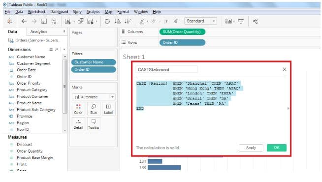 Introduction to Tableau Case Statements - Mindmajix