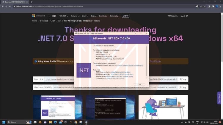.Net Installation on windows | Step-by-Step Guide
