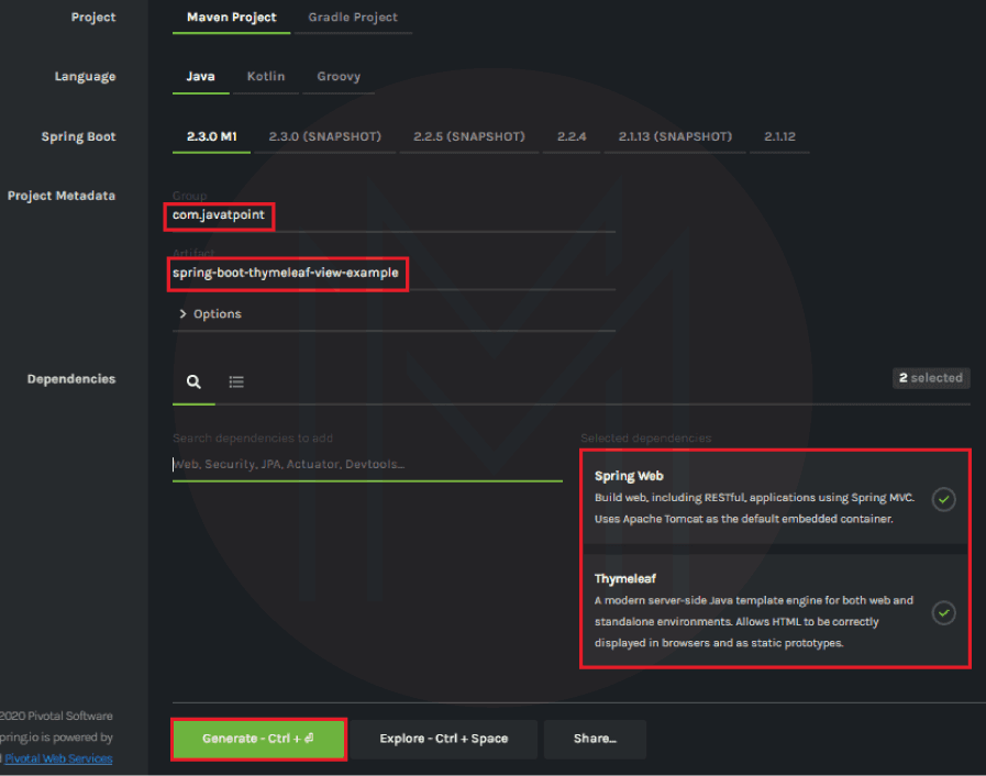 Thymeleaf Tutorial | Spring Boot Thymeleaf Example